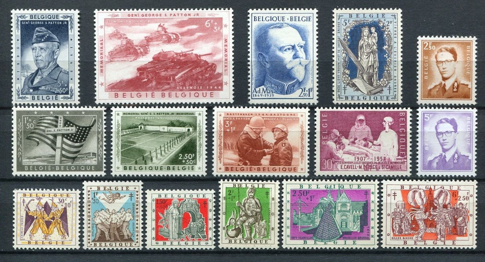 Belgium 1957/1958 - TWO full years - OBP 1008/1089 + BL 31 - Catawiki