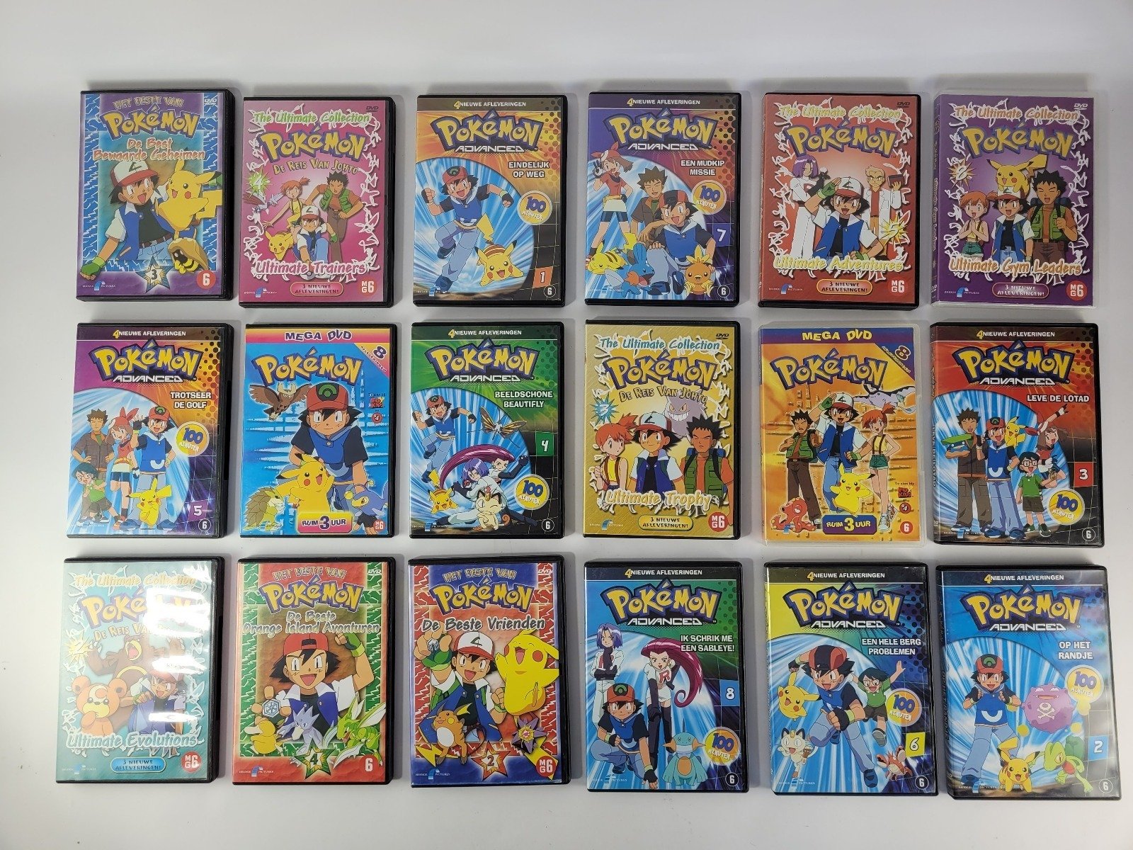 Pokémon - 18 Dutch DVDs - Catawiki