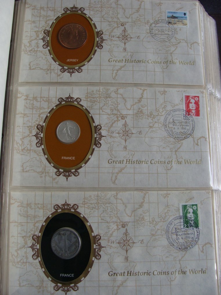 World - Collection "Great Historic Coins of the World" in a - Catawiki