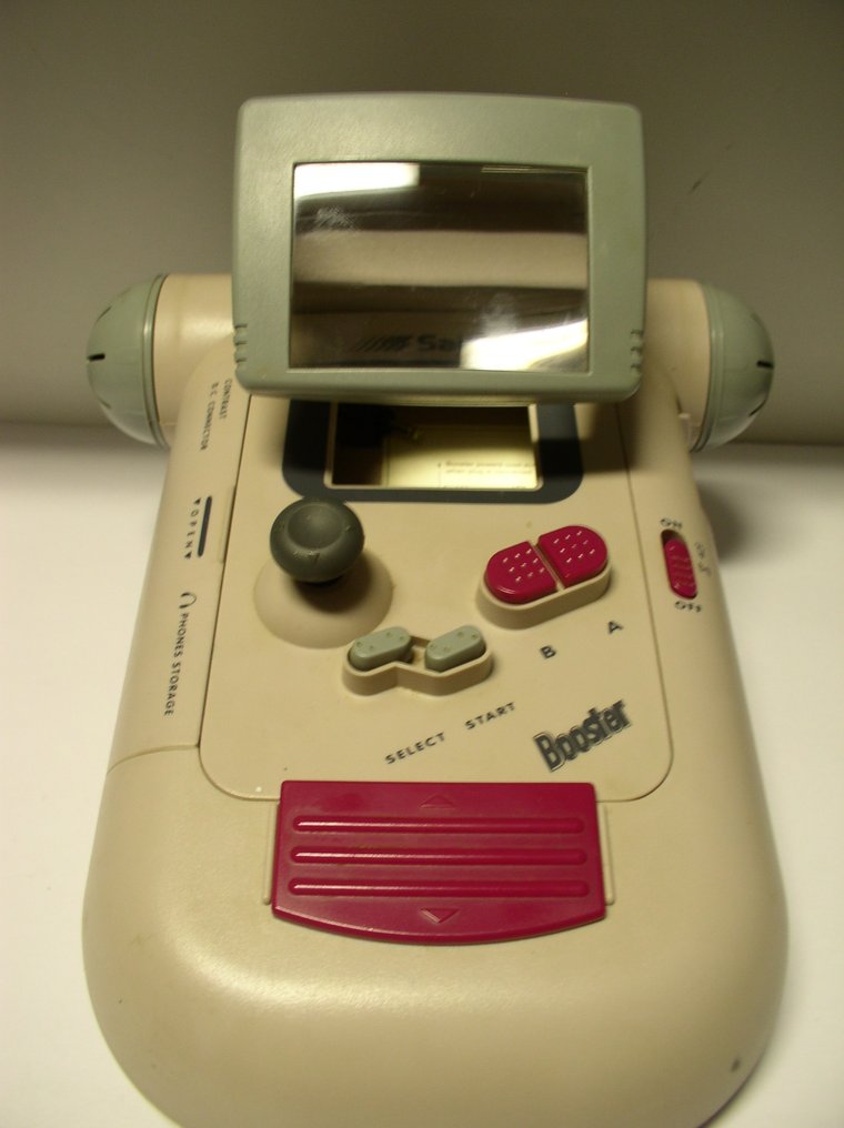 Nintendo GameBoy 1989 with Saitek Booster + 8 varied Games. - Catawiki