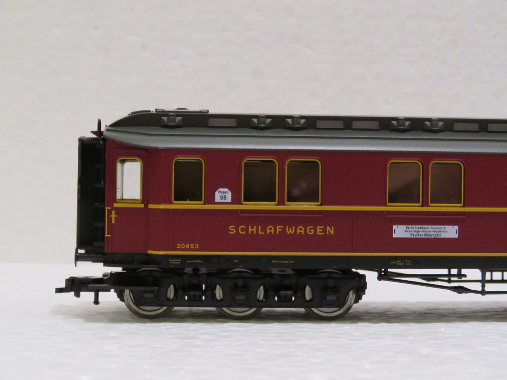 Fleischmann H0 - 5156 - 3x 6-assige 'Mitropa' slaapwagens - Catawiki