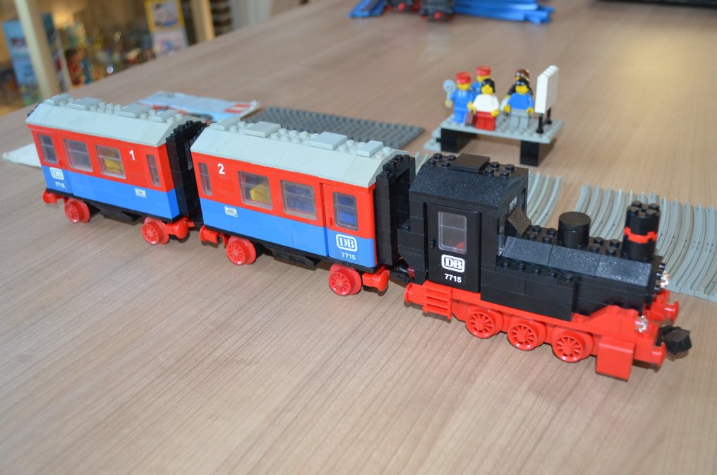 LEGO Push-Along Passenger Steam Train 7715 Vintage 1985s Original New ...