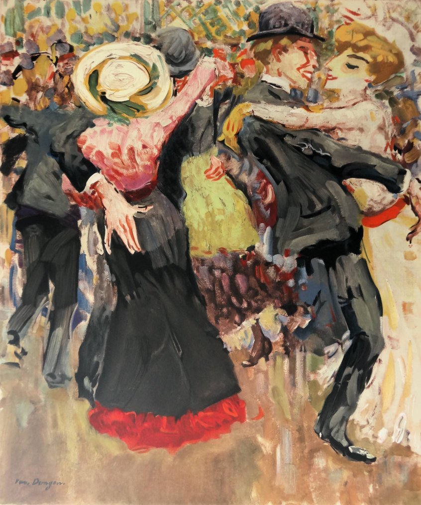 Kees Van Dongen (1877-1968) - Danse au Moulin de la Galette - Catawiki