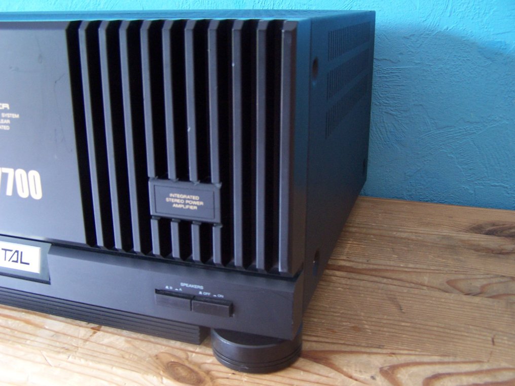 Sharp - Sharp 7700 SM-H (BK) High Fidelity Power Amplifier, Endstufe - Hauptverstärker Solid ...