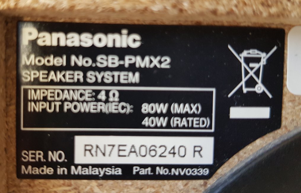 Panasonic - PMX 2 - Speaker set - Catawiki