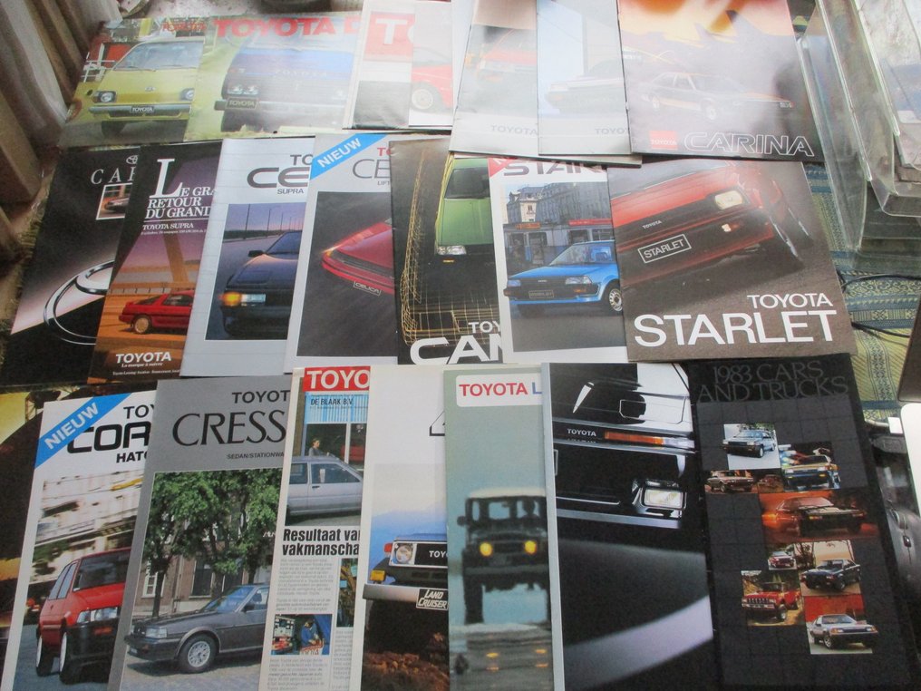 Brochures / Catalogi - Toyota 4WD/Camry/Carina/Celica/Corolla/Cresida/Cruiser/Tercel (1977-1987 ...