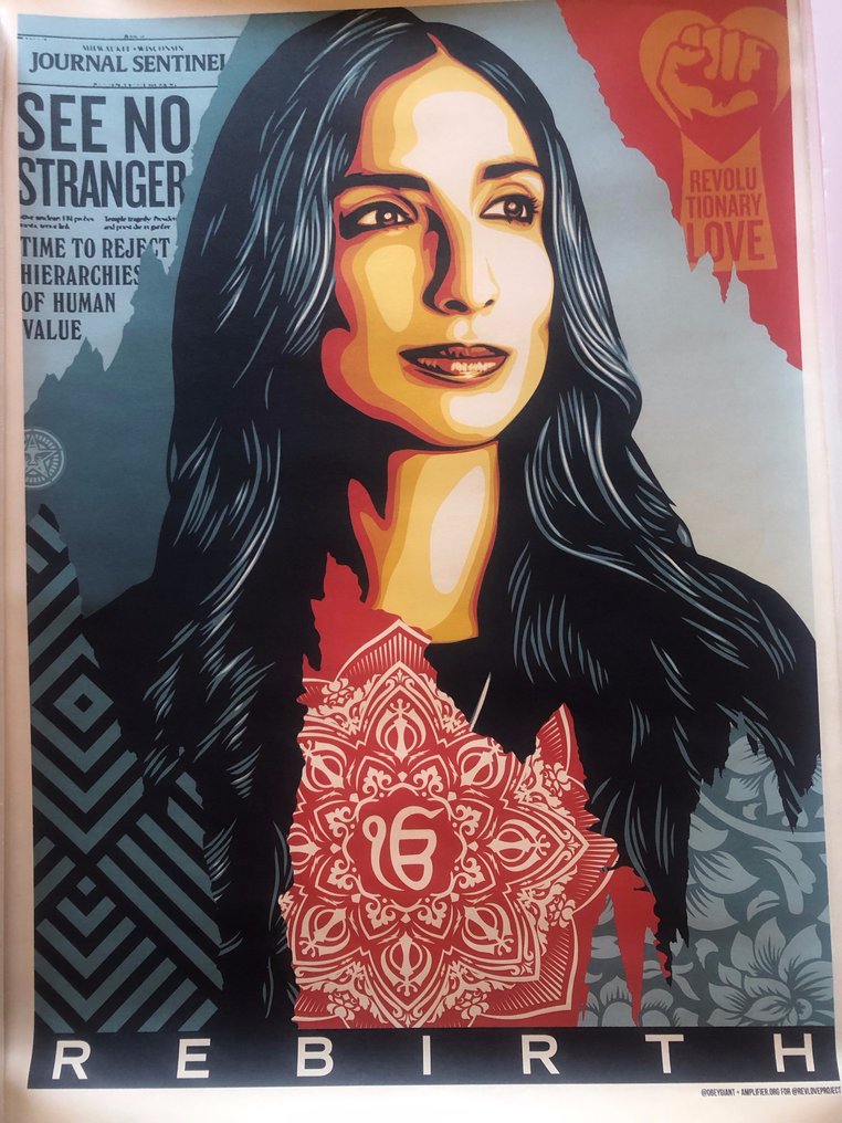 Shepard Fairey (OBEY) - "Reframe"12 poster pack by Amplifier - Catawiki