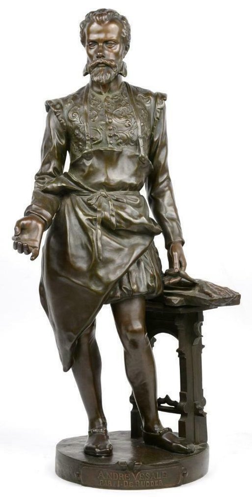 Isidore de Rudder (1855 – 1943) - Sculpture, André Vesale (Andreas ...
