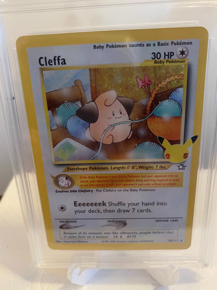 The Pokémon Company - Graded Card Cleffa - 25th - Catawiki