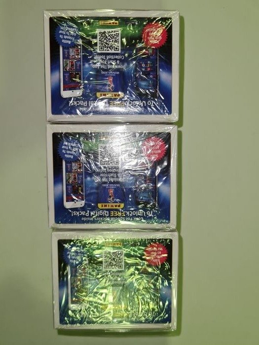 Panini - 3 original sealed international rare boxes Sealed box - Catawiki