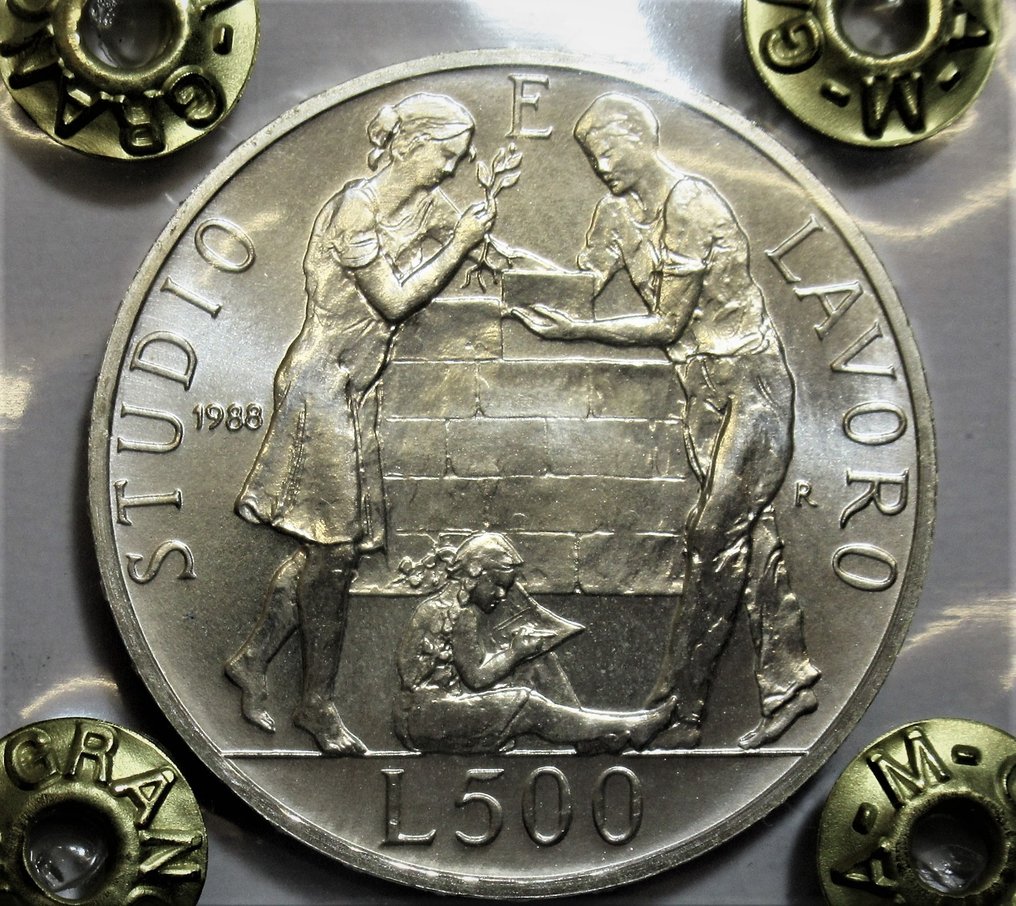 Italy, Italian Republic. 500 Lire 1988 - Don Bosco FDC - Catawiki