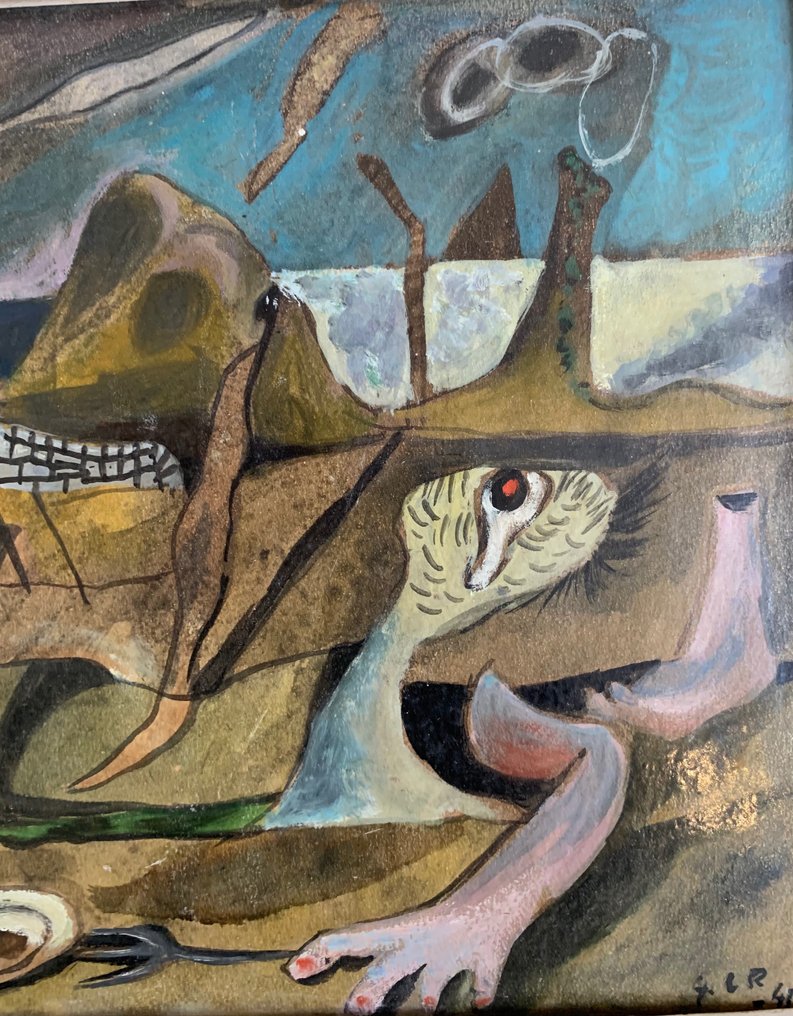 Gaston Louis Roux (1904-1988) - Composition surréaliste - Catawiki