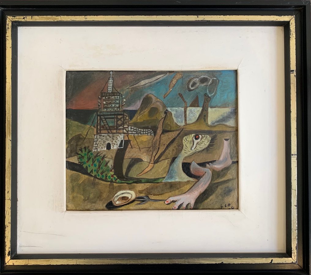 Gaston Louis Roux (1904-1988) - Composition surréaliste - Catawiki