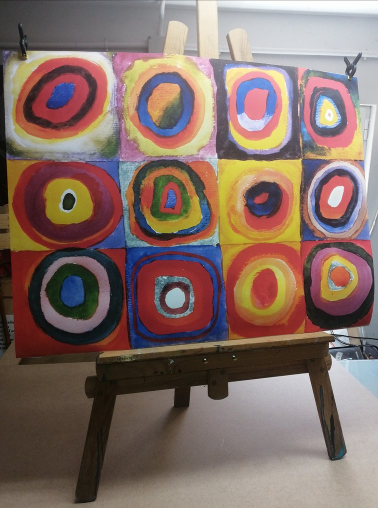 Kandinsky (after) - Hot Colours - Big Size XL - Licensed Print - Catawiki