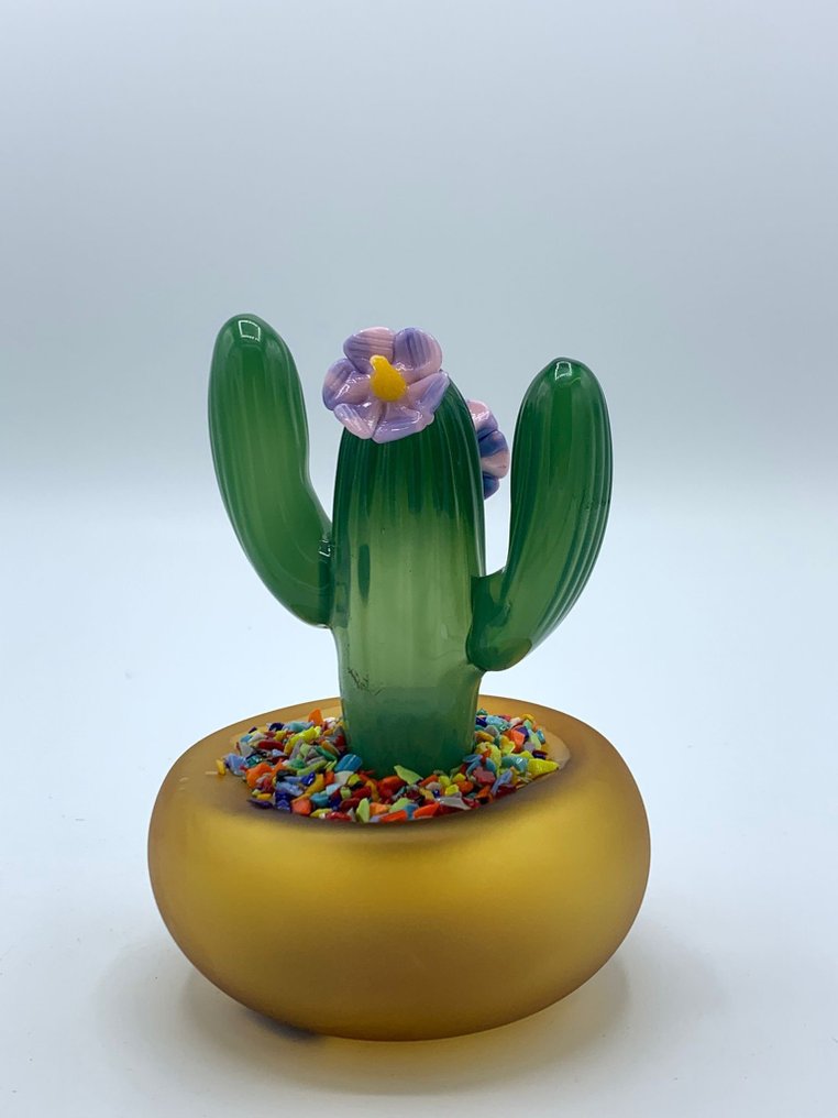 De Mio Giuliano - Glass object, Cactus (2) - Glass - Catawiki