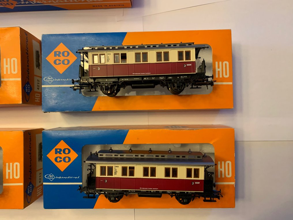 Roco H0 - 4212/4213 - Passenger carriage - 5x matching - Catawiki