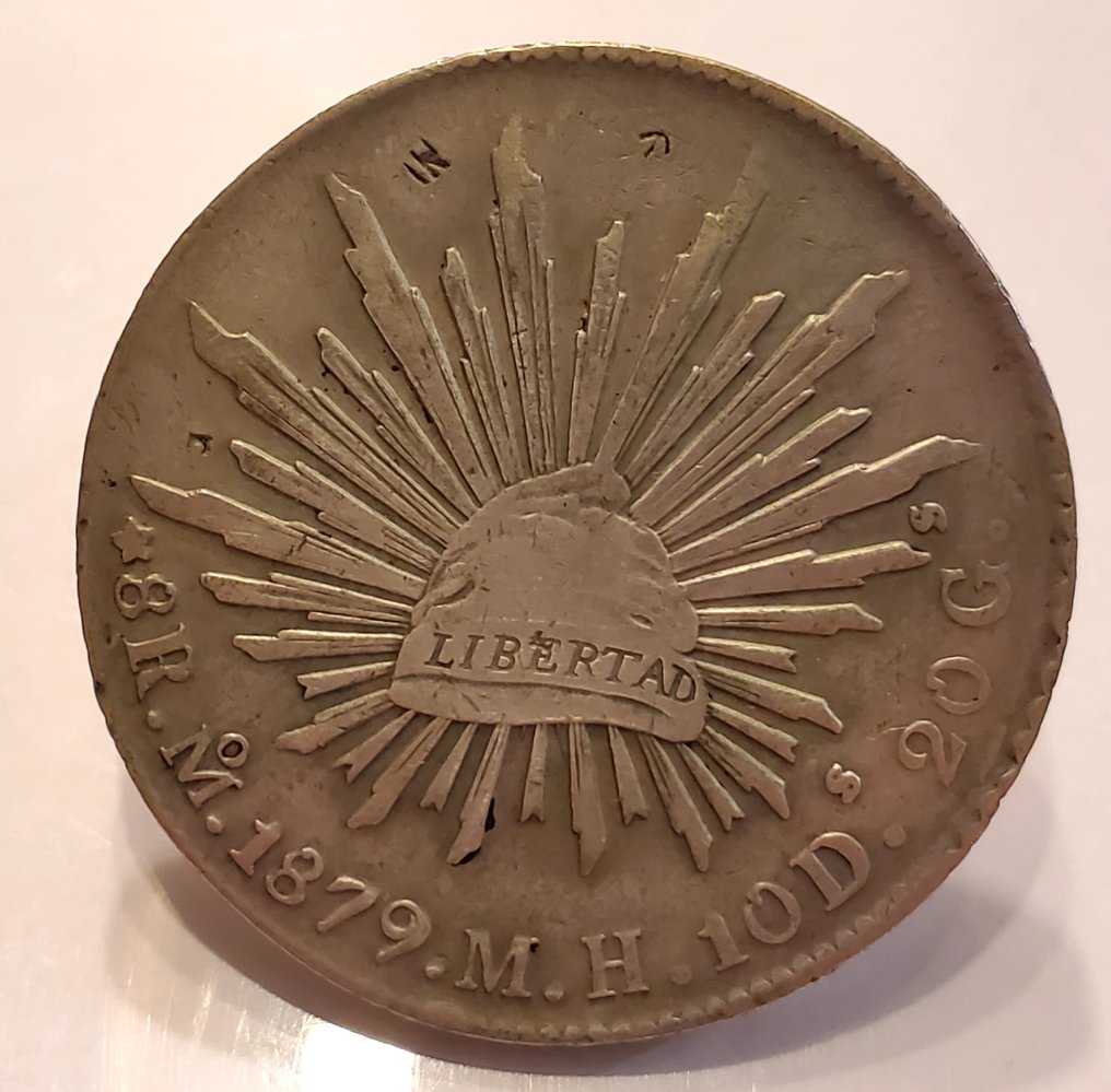 China, Mexico. 8 Reales 1879 with Chinese chop-marks - Catawiki