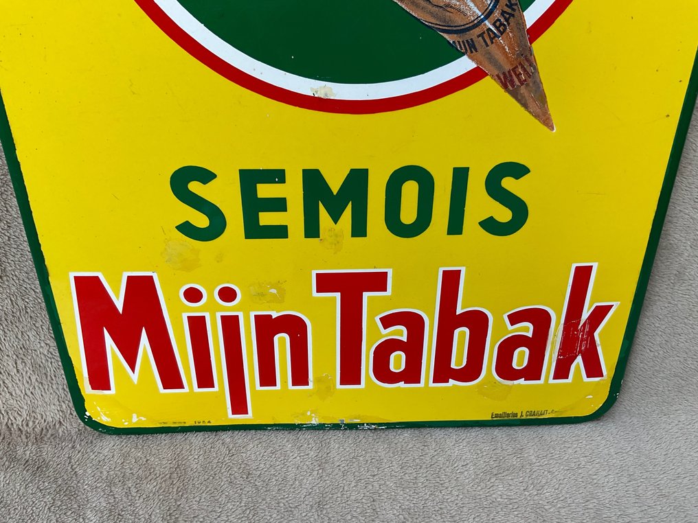 Semois Mijn Tabak - Advertising sign (1) - Enamel - Catawiki