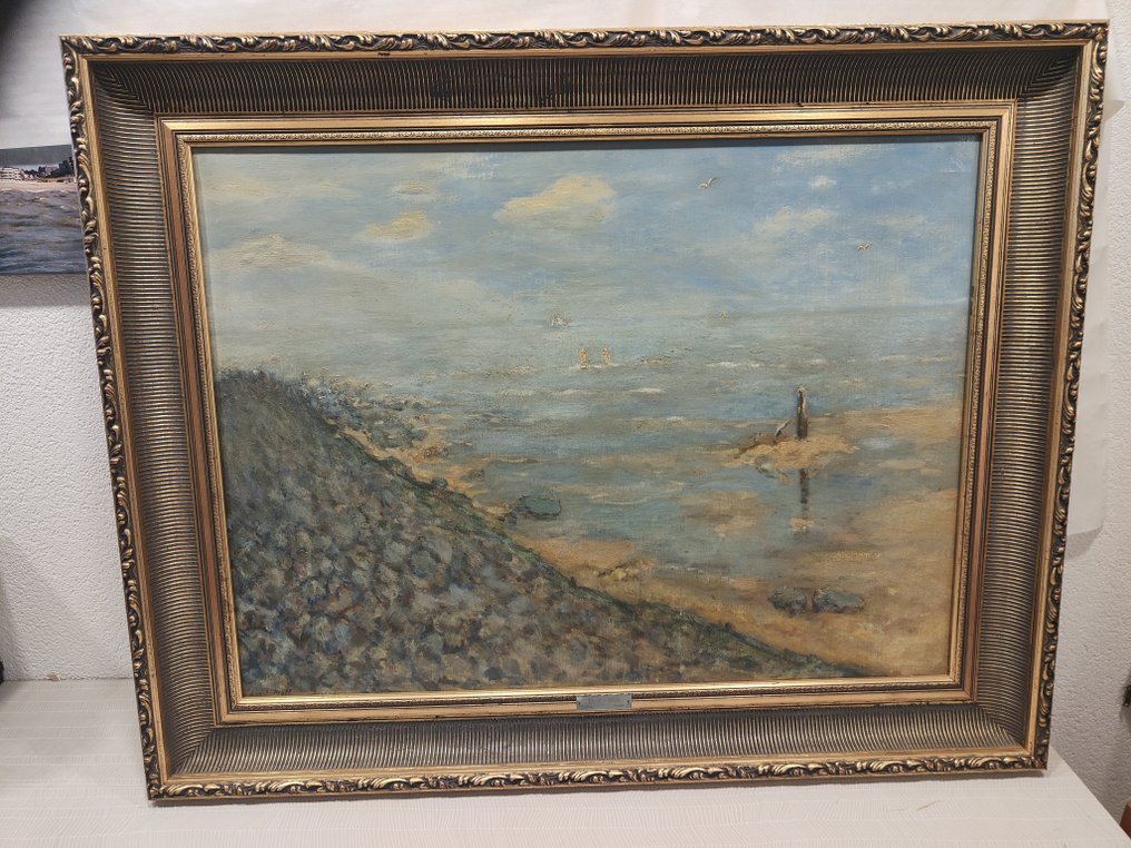 Evert Moll (1876-1955) - Mensen in de branding - Catawiki