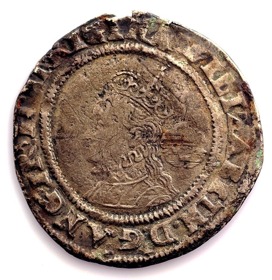 United Kingdom. 1/2 Groat + 6 Pence + Shilling Elizabeth I - Catawiki