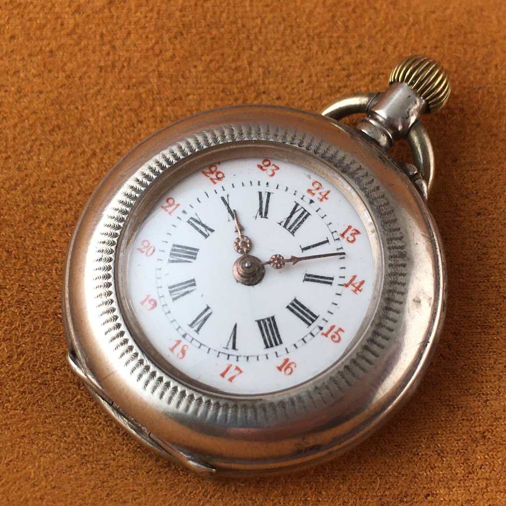 Decorative Silver Pocket watch - Women - 1850-1900 - Catawiki