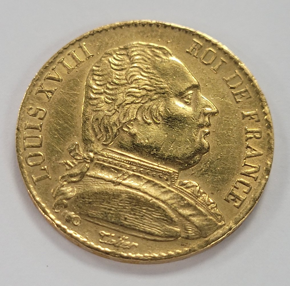 France. Louis XVIII (1814-1824). 20 Francs 1814-A, Paris - Catawiki