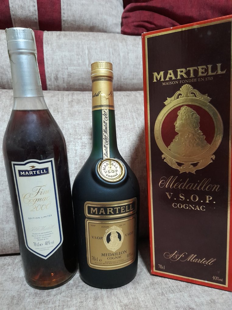 Martell - 2000 edition limitée & VSOP Médaillon - b. 1980s, - Catawiki