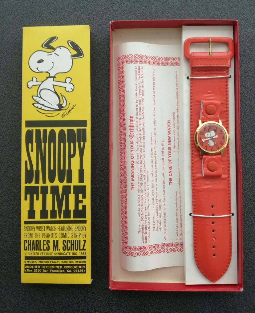 Peanuts 'SNOOPY TIME' swiss watch - Charles M. Schulz - - Catawiki