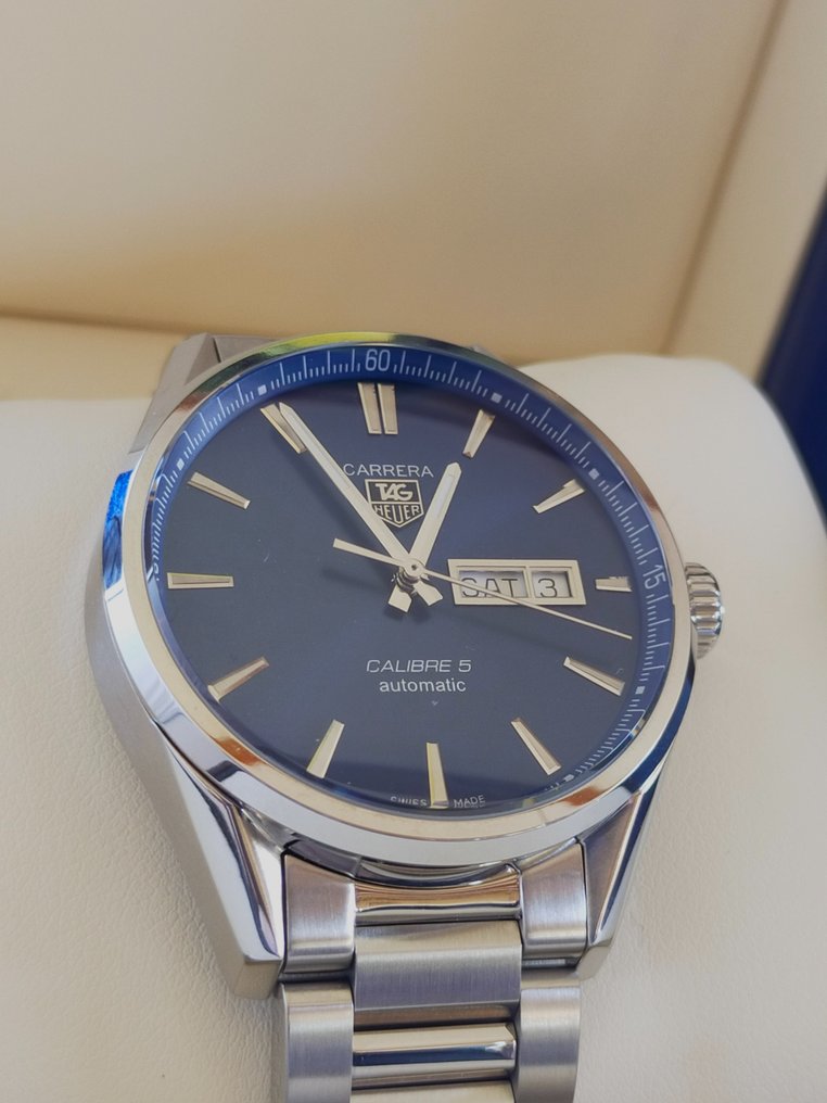 TAG Heuer - Carrera Calibre 5 Day-Date - WAR201E - Men - - Catawiki