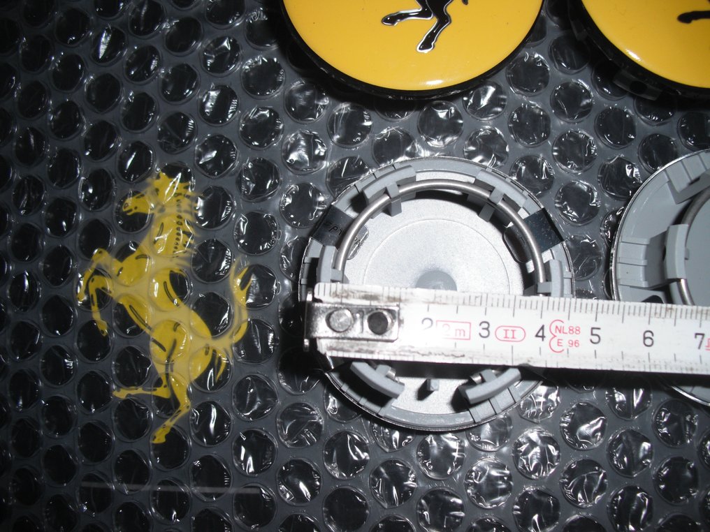 Emblem - Ferrari - 4 original Ferrari Unused Wheel Center Caps OEM Car ...