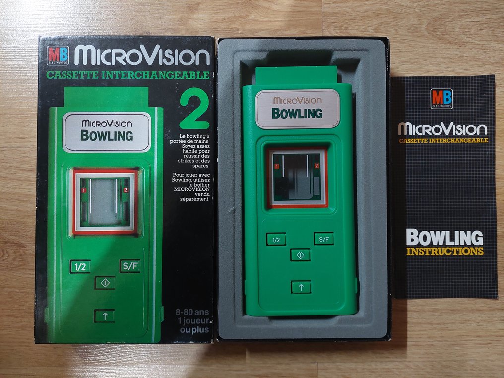 MB Microvision Full Set Europe - Console with games (8) - - Catawiki