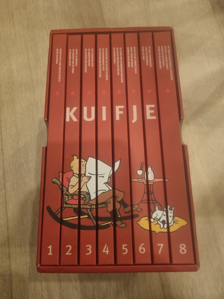 Kuifje - Rode box kuifje - Hardcover - Catawiki