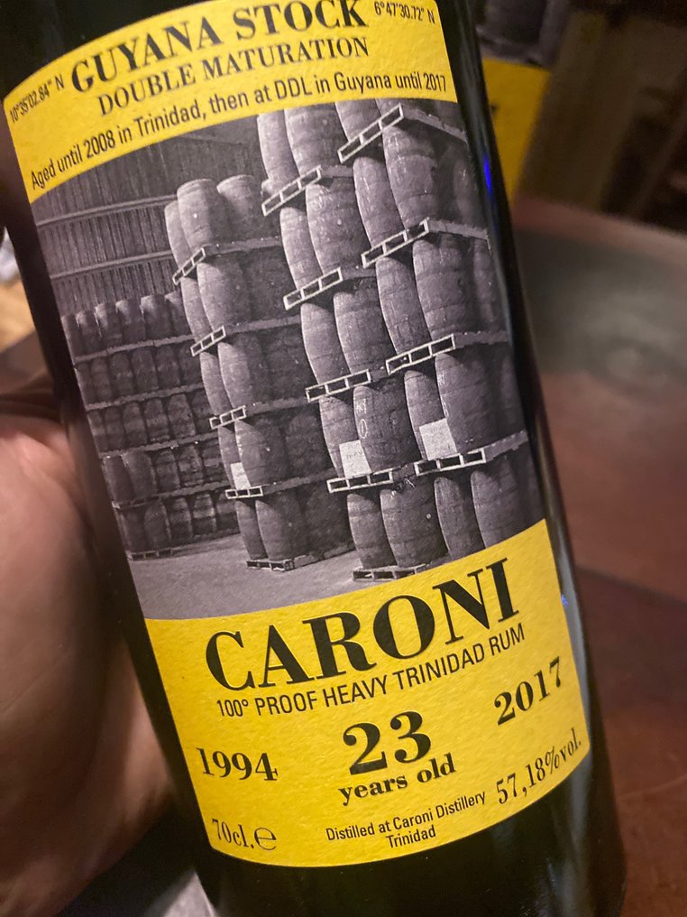 Caroni 1994 23 years old Velier - Guyana Stock 36th Release - Catawiki
