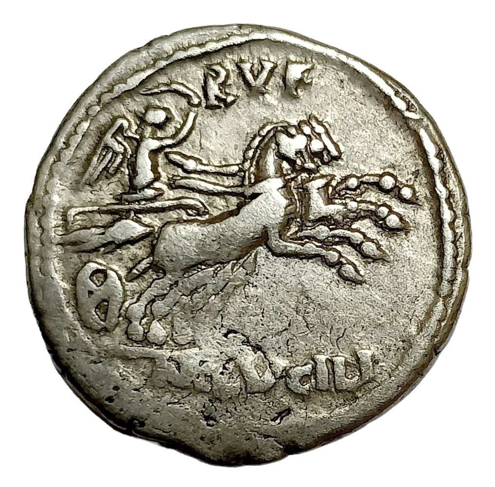 Roman Republic. M. Lucilius Rufus, 101 BC. AR Denarius - Catawiki