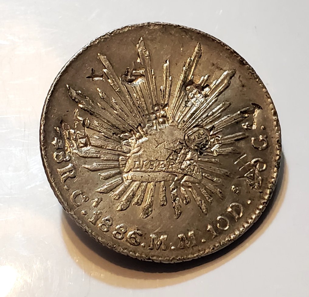 China, Mexico. 8 Reales 1886 with Chinese chop-marks - Catawiki