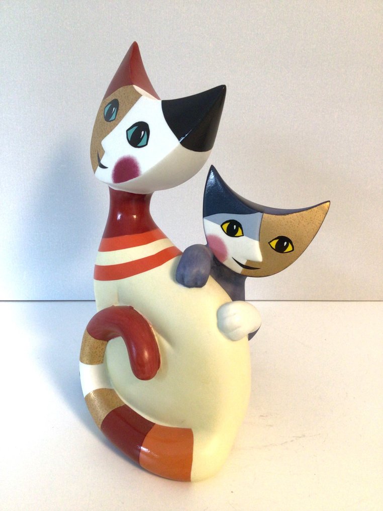 Rosina Wachtmeister - Goebel - Cat statue " Orietta and - Catawiki