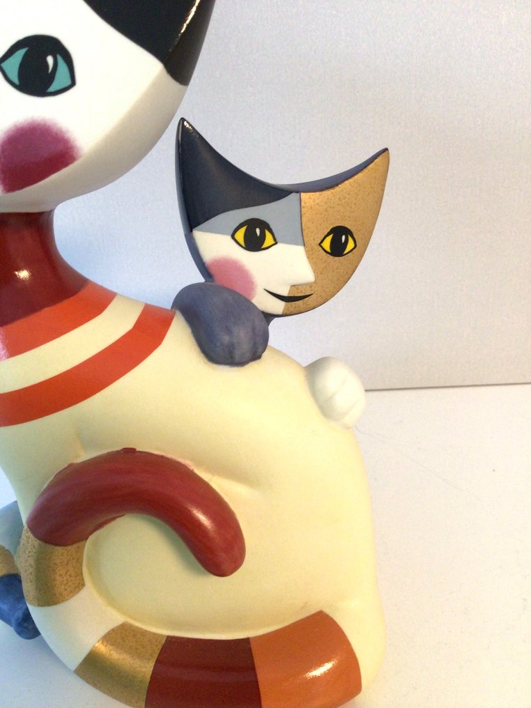 Rosina Wachtmeister - Goebel - Cat statue " Orietta and - Catawiki