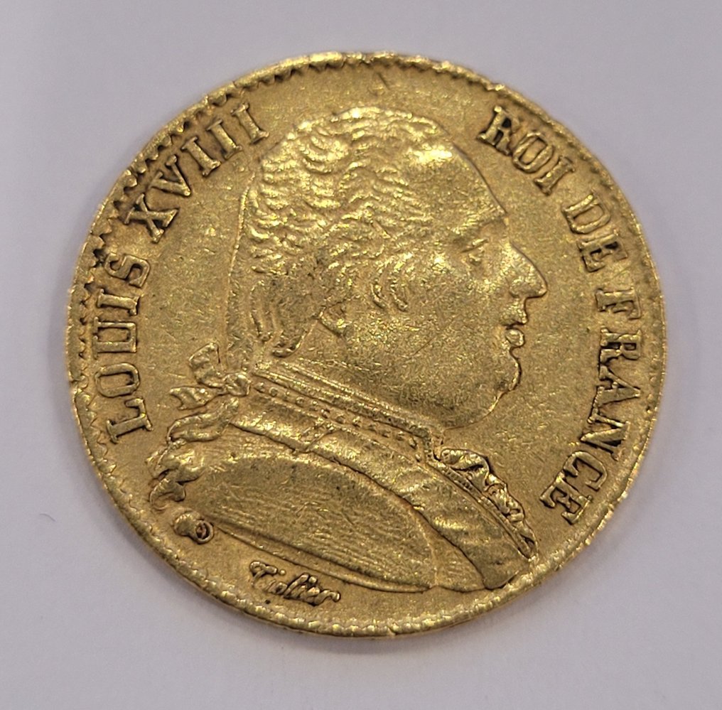 France. Louis XVIII (1814-1824). 20 Francs 1814-A, Paris - Catawiki