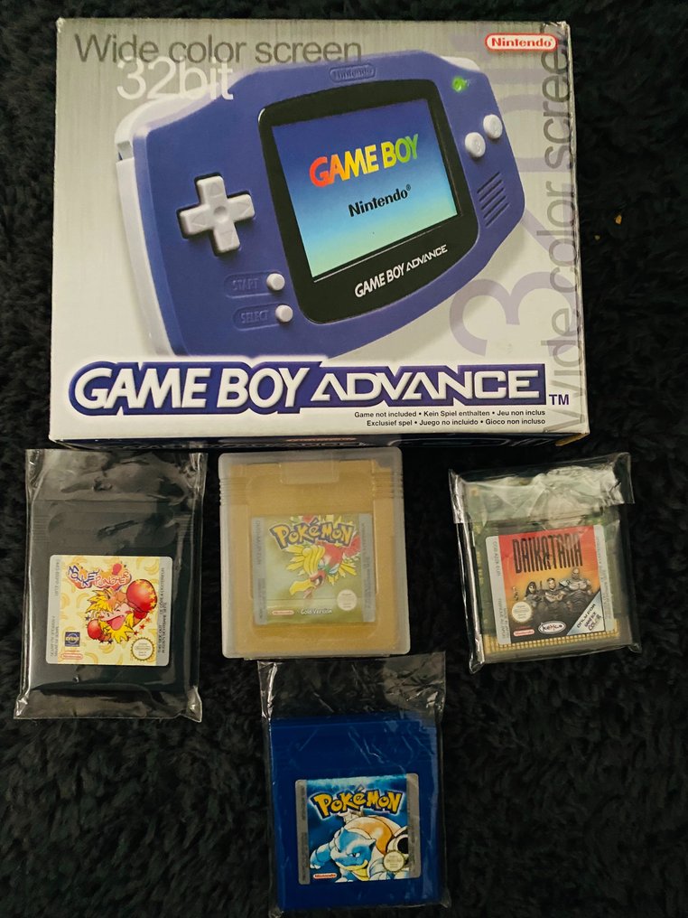 Nintendo Gameboy Advance - Console with games - In original - Catawiki