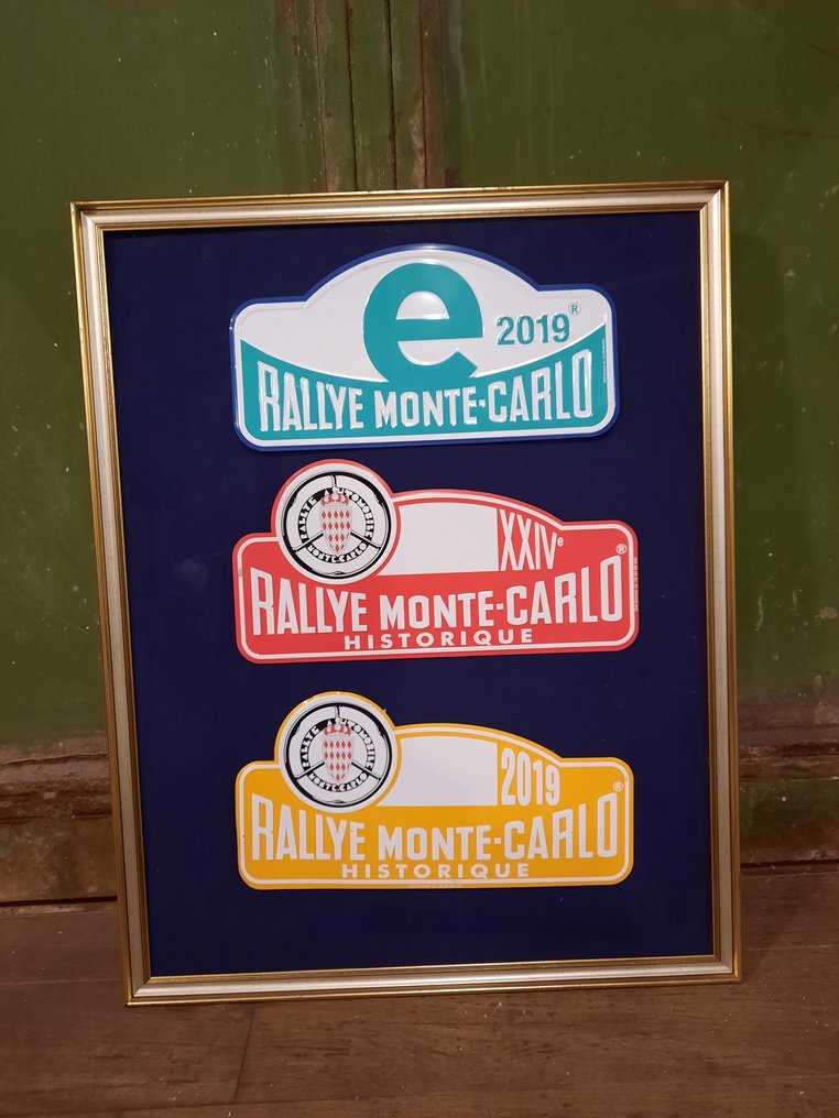 Emblem/mascot/badge - Targhe Rally Montecarlo - Rally - Catawiki