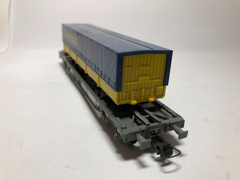 Roco H0 - 46352 / 46360 - Freight carriage - Huckepackwagen - Catawiki Roco H0 - 46352 / 46360 - Freight carriage - Huckepackwagen - Catawiki