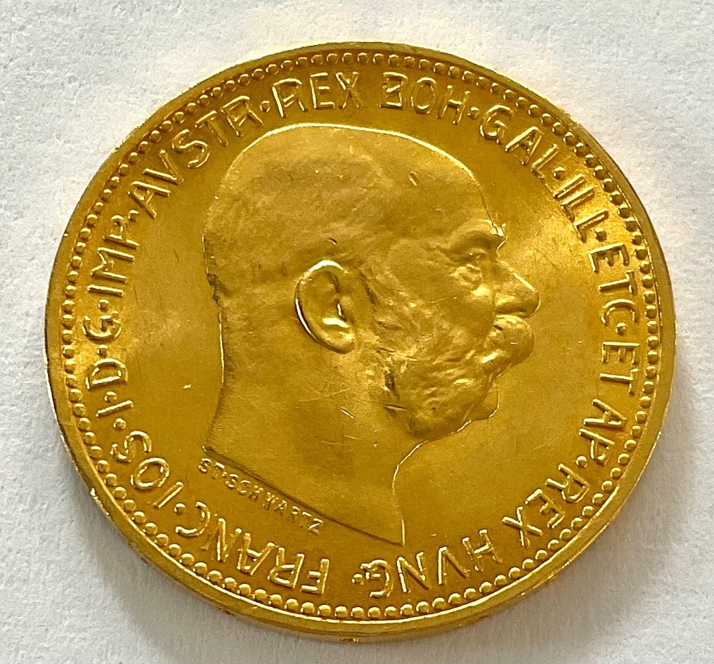Austria. 20 Corona 1915 - Franz Joseph I. (Neuprägung) - Catawiki