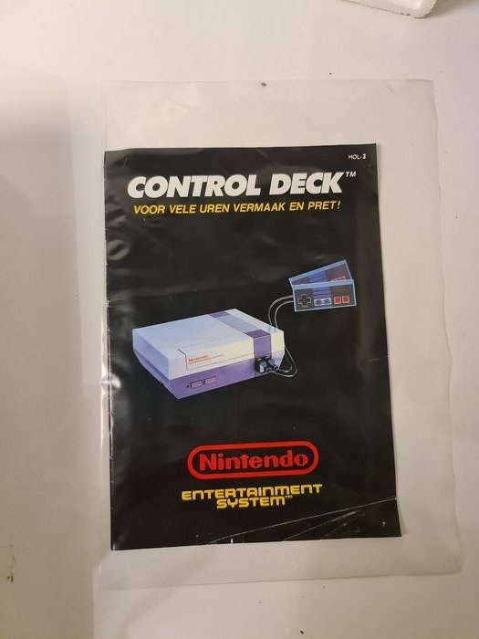 Nintendo Control Deck Set 8-BIT 1985 Boxed with Rare upper Inlay, 2 ...