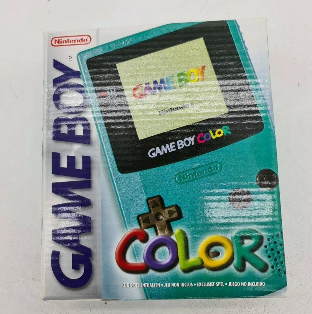 OLD STOCK Gameboy Color GBC Limited Edition TEAL TURQOUISE Console ...