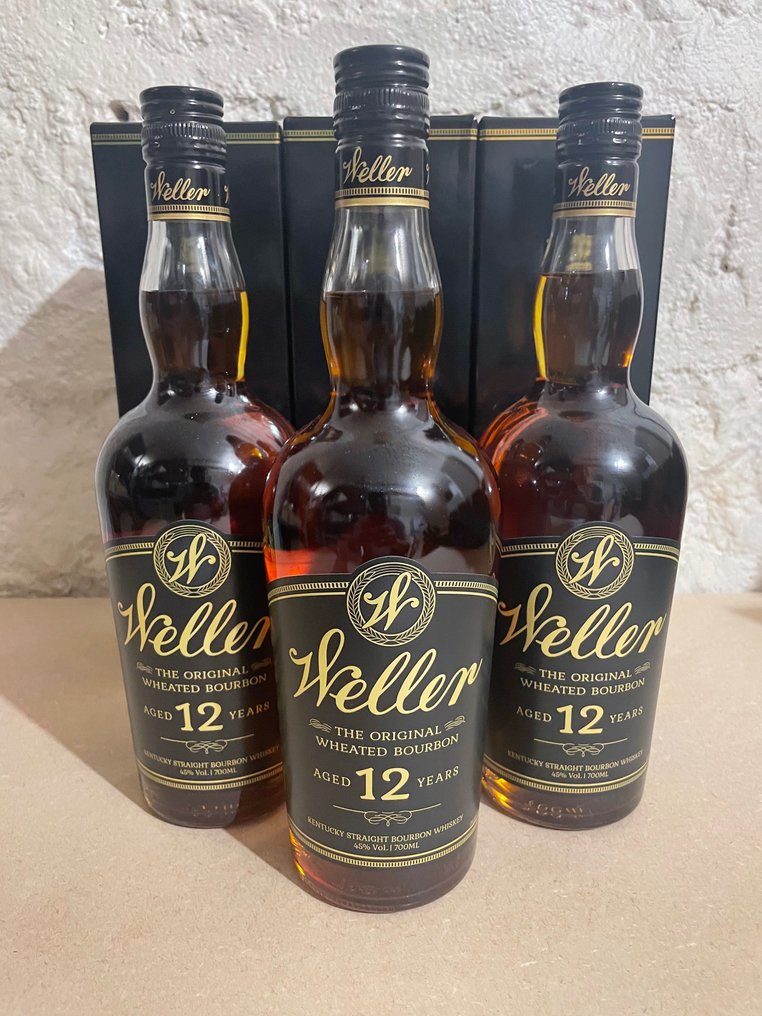 Weller 12 years old - 700ml - 3 bottles - Catawiki