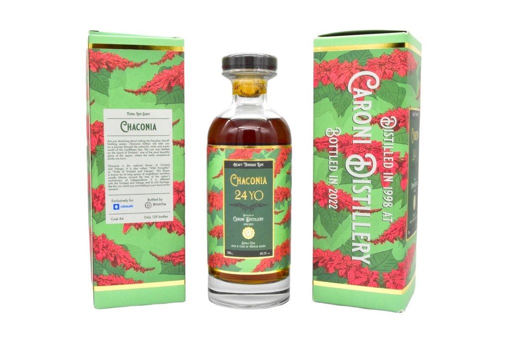 Caroni 1998 24 years old Distilia - Chaconia - Exclusively for Catawiki ...