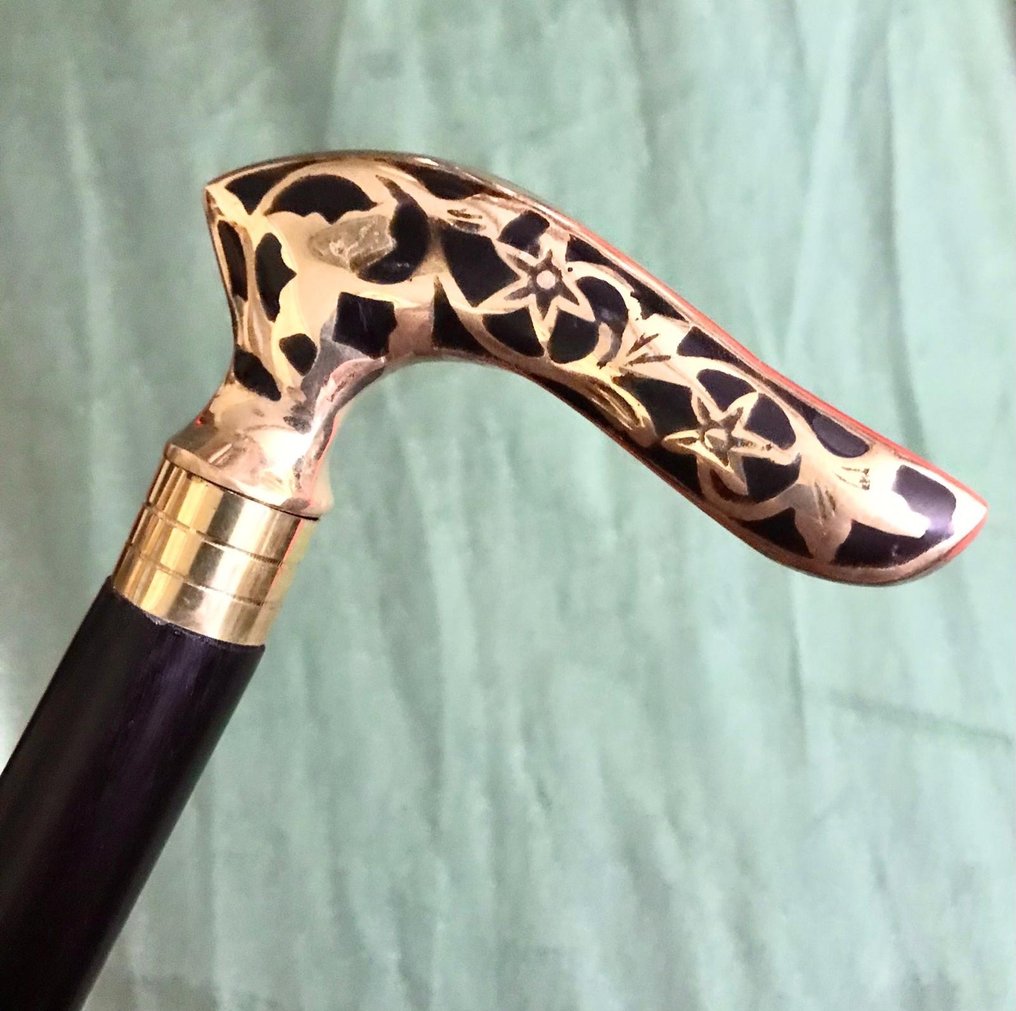 An , Art Nouveau style, gentleman’s walking stick. Handle - Catawiki