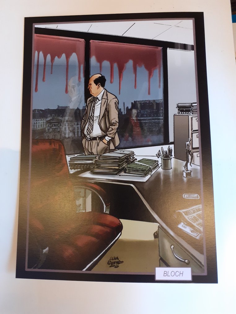 Raimondo, Luca - 2 Portfolio - Dylan Dog - 30th anniversary - Cover nera + Cover grigia - 2016 ...