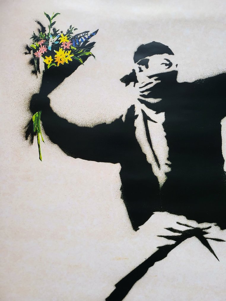 Banksy (after) - banksy Flower Thrower - Catawiki