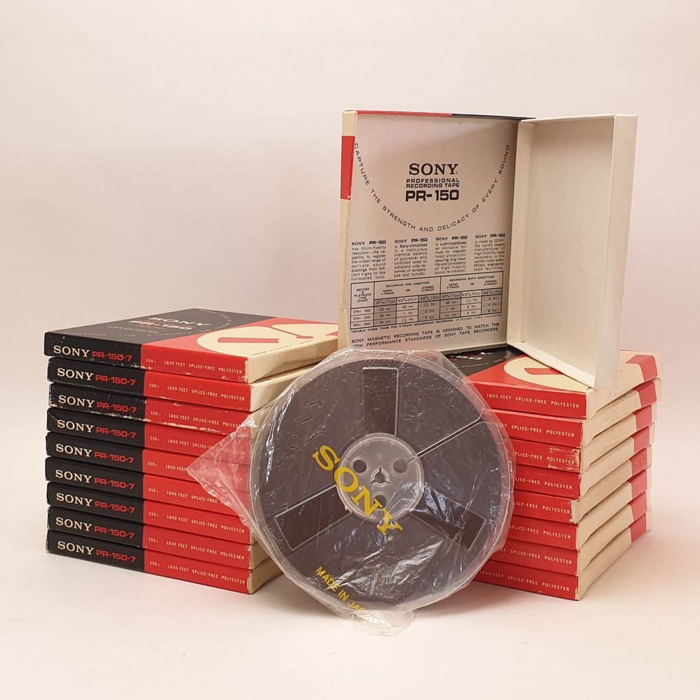 Sony - PR-150 Recording tape - 18 cm reels - Catawiki